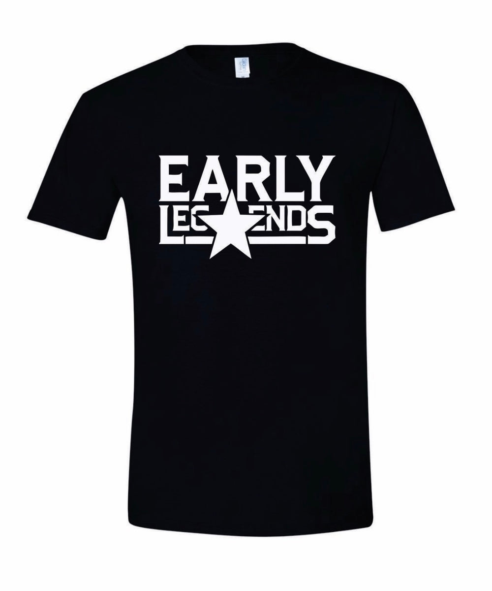 black & white Star Tee – Early Legends Clothing
